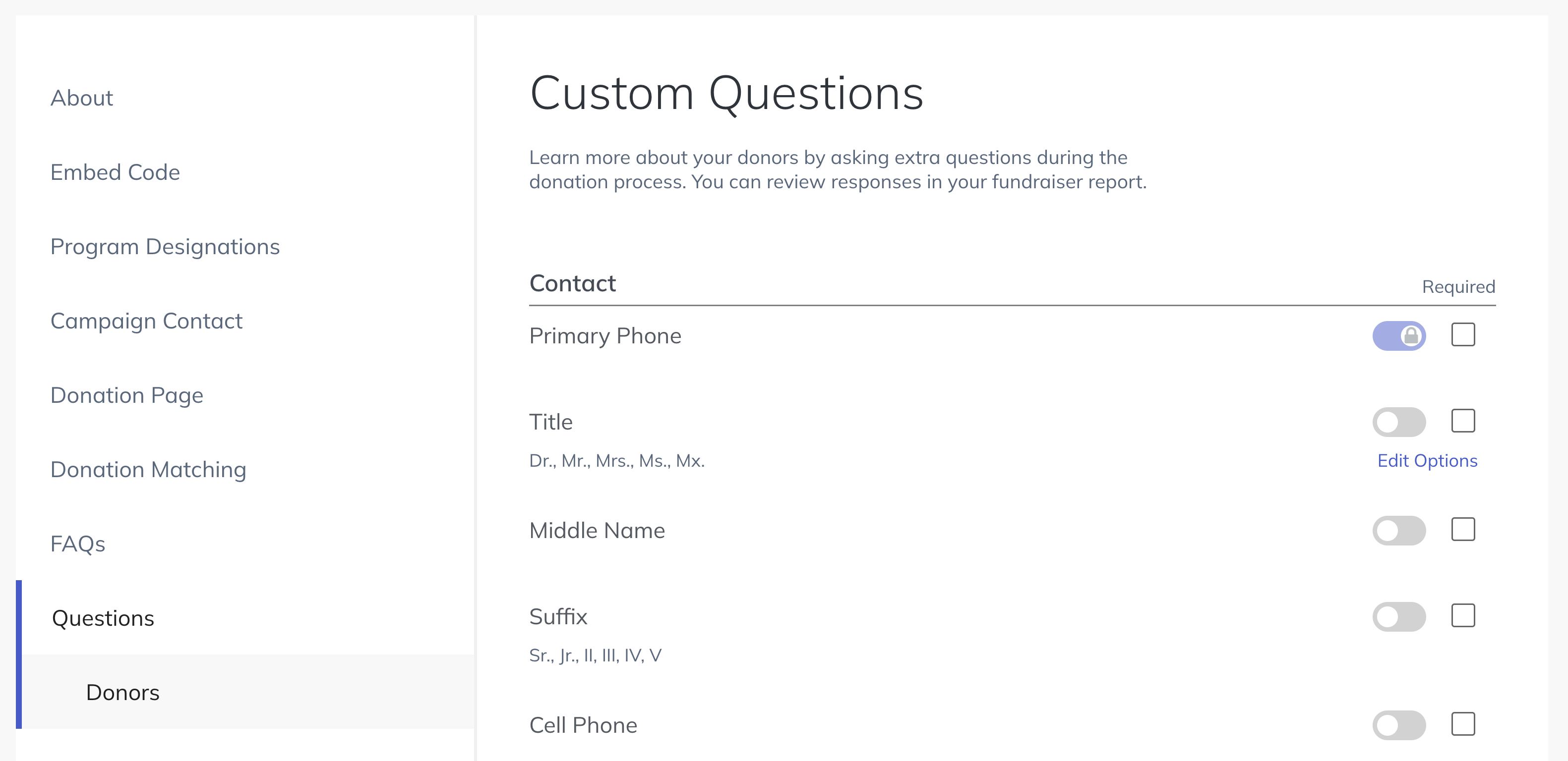 Ask Custom Questions Ask Custom Questions